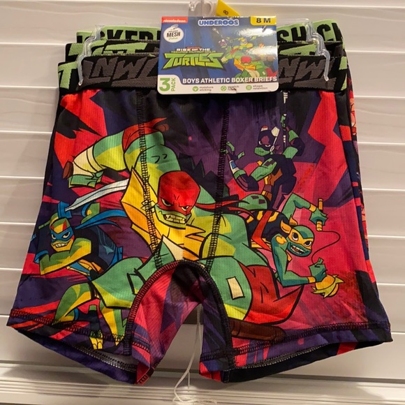 Nickelodeon | Bottoms | Teenage Mutant Ninja Turtles Boys Boxer Brief ...